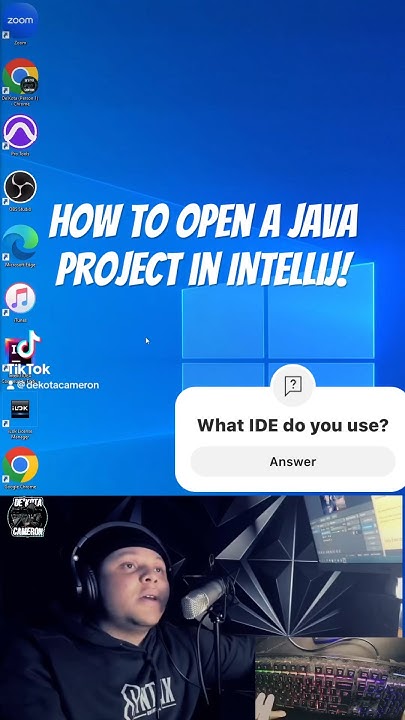 Here is how to open a Java project using INTELLIJ! - YouTube