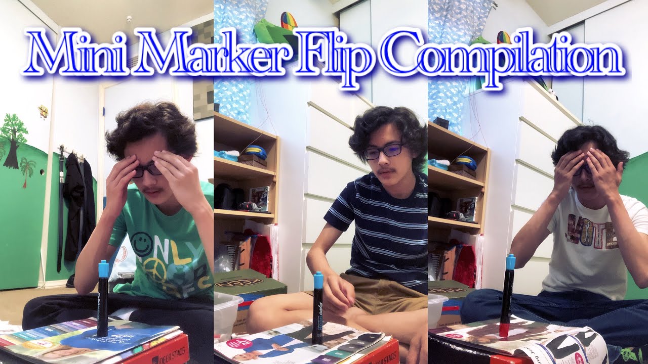 Marker flip Compilation - Shotomatic - YouTube