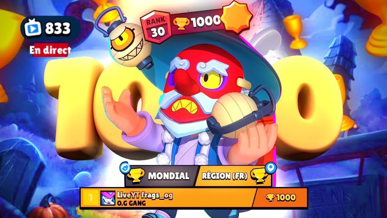 Dynamike R30 🏆 - Rush 60k 🔥 - Live Brawl Stars FR - YouTube