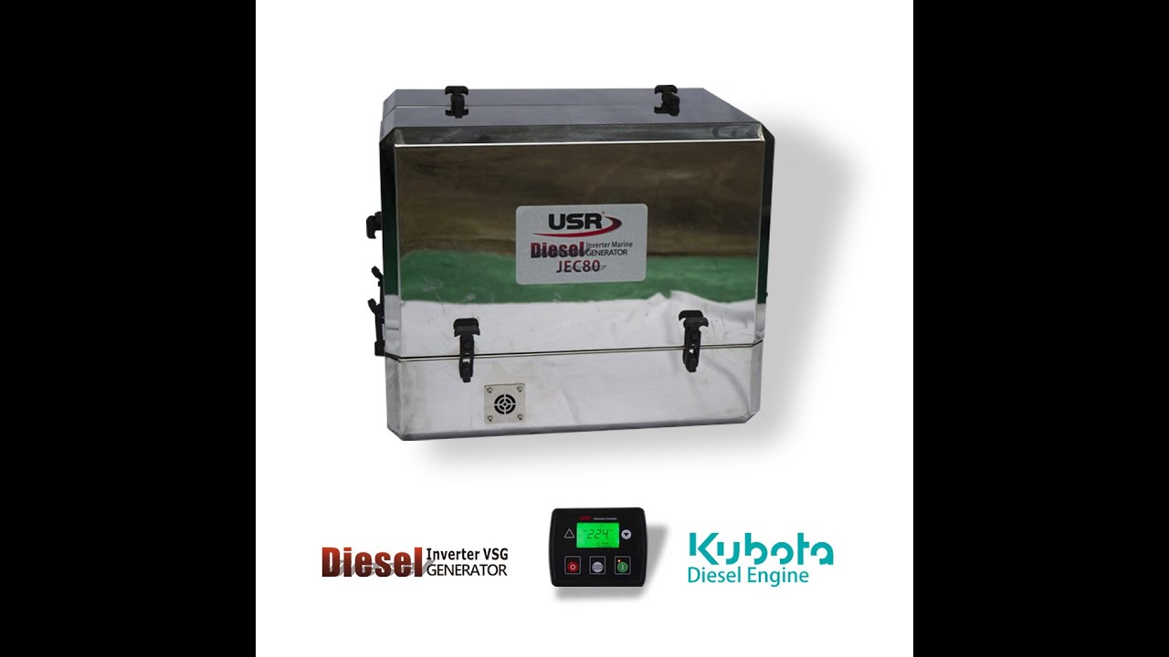 USR MARINE GENERATOR 8KW JEC80 - YouTube