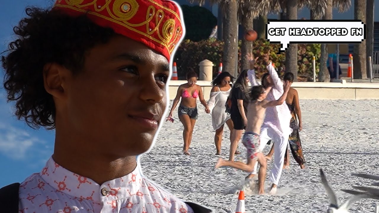 Head Topping People at Clearwater Beach... in a Muslim Outfit - YouTube