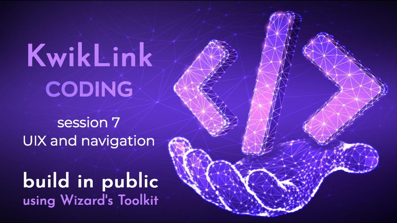Build in Public - KwikLink UIX and Navigation - YouTube