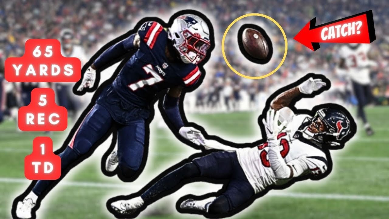 Nathaniel "Tank" Dell First Ever NFL Game Highlights vs Patriots 👀 ...