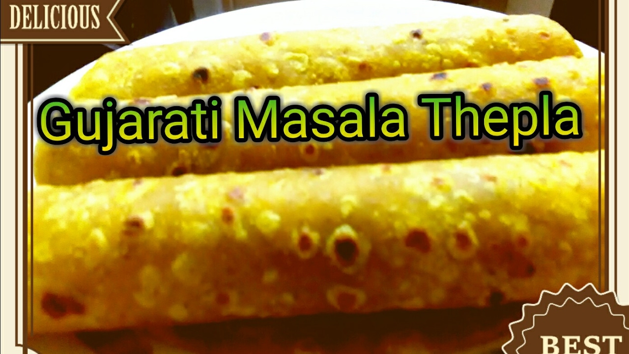 Masala Thepla Recipe In Gujarati | Gujarati Masala Thepla Recipe - YouTube