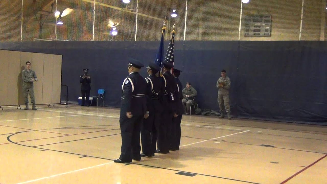 AFJROTC PA-011 - Ohio Drill Meet Advance Color Guard - YouTube