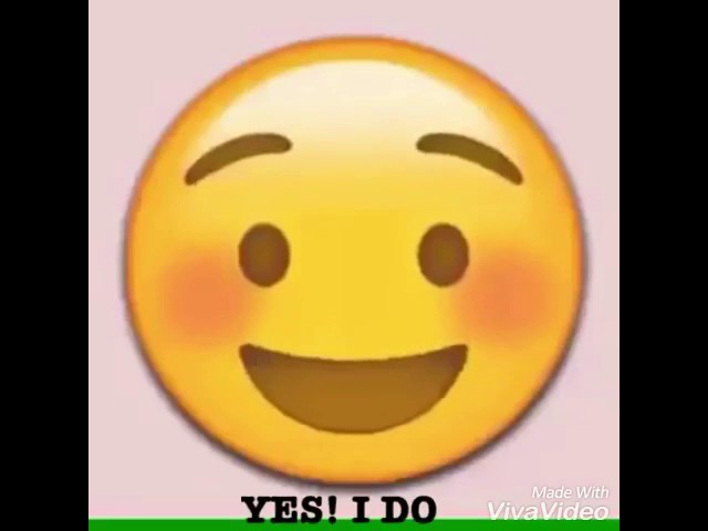 Smiley Face Saying Yes