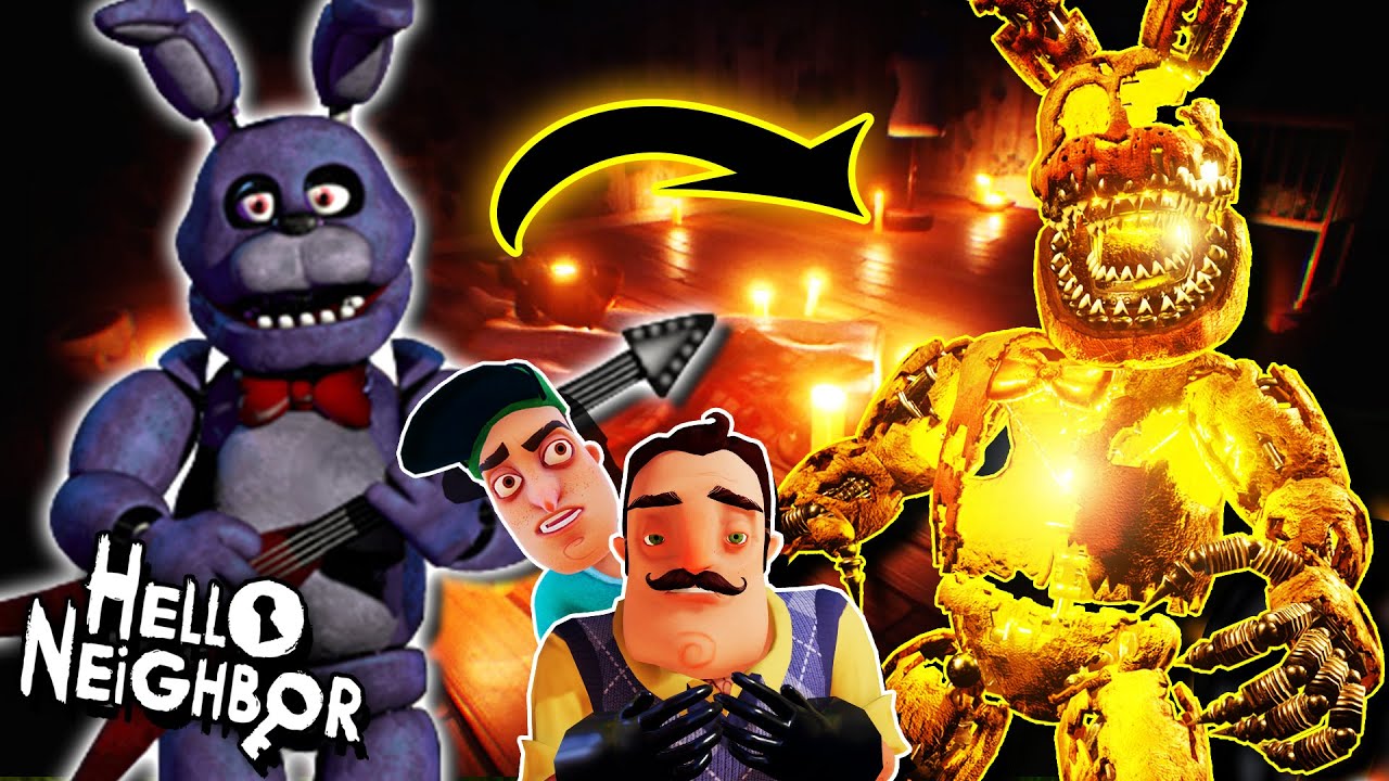 HELLO FNAF JACK O BONNIE | Hello Neighbor Mod - YouTube