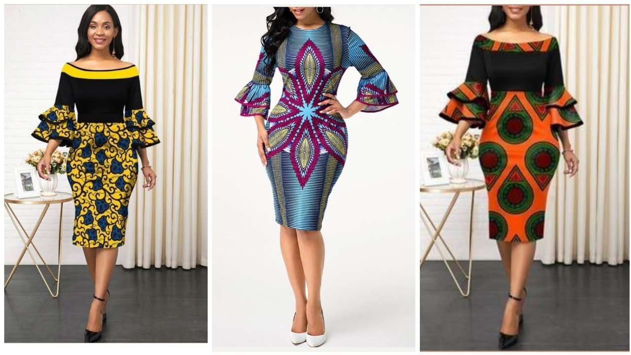 MISHONO MIZURI YA KISASA YA MAGAUNI YA VITENGE LATEST CHITENGE FASHION ...