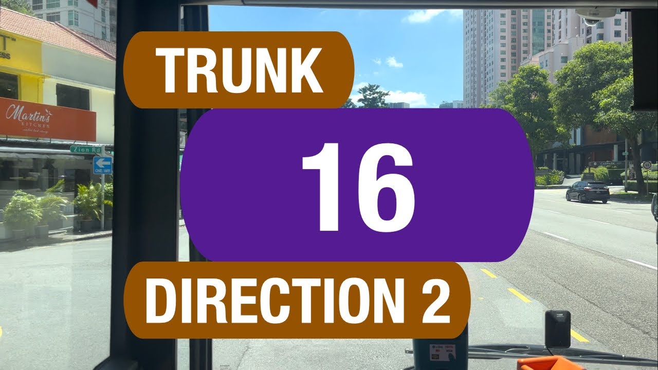 SBS Transit Trunk 16 (Direction 2) | Bus Service Route Visual - YouTube