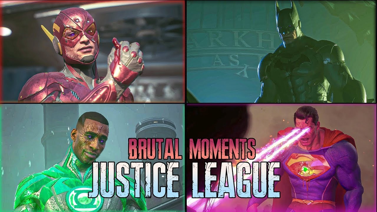 EVIL JUSTICE LEAGUE BRUTAL MOMENTS - Suicide Squad Kill The Justice ...