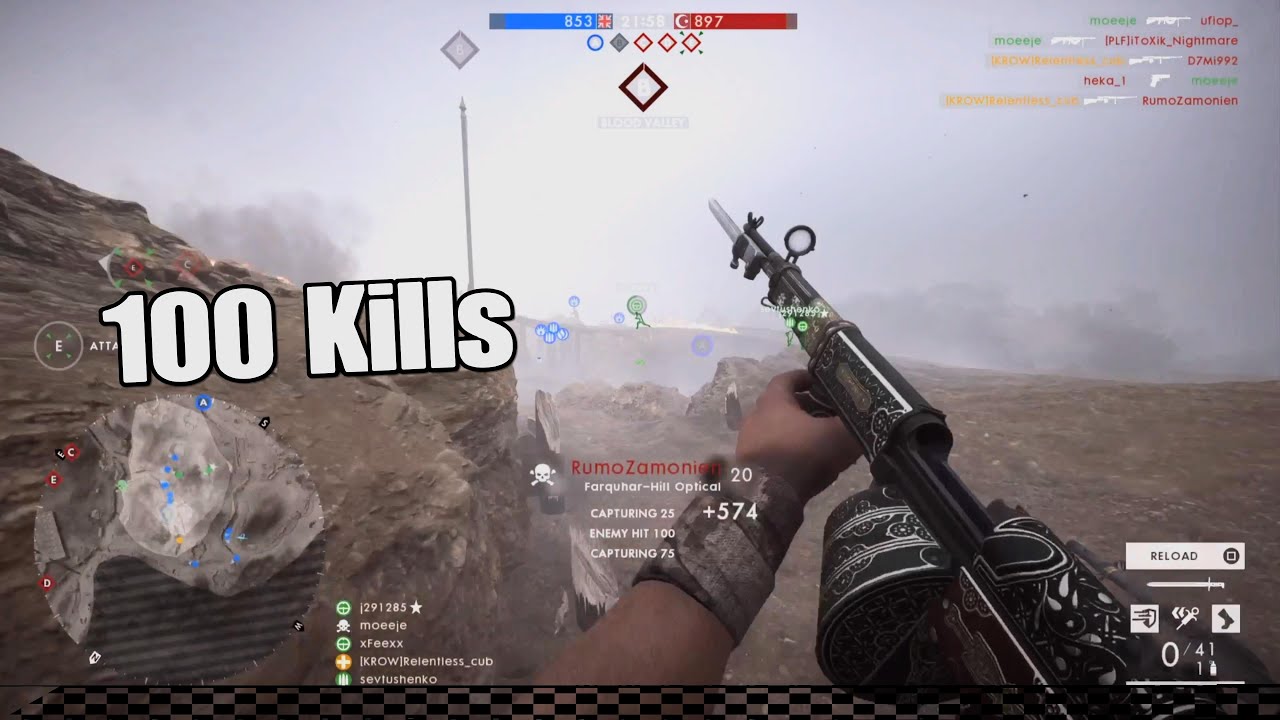 BF1: Enjoyfull medic round 100 kills [conquest full gameplay] - YouTube