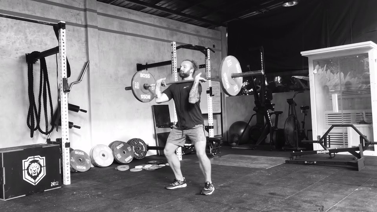 Hang clean high pull to hang power clean - YouTube