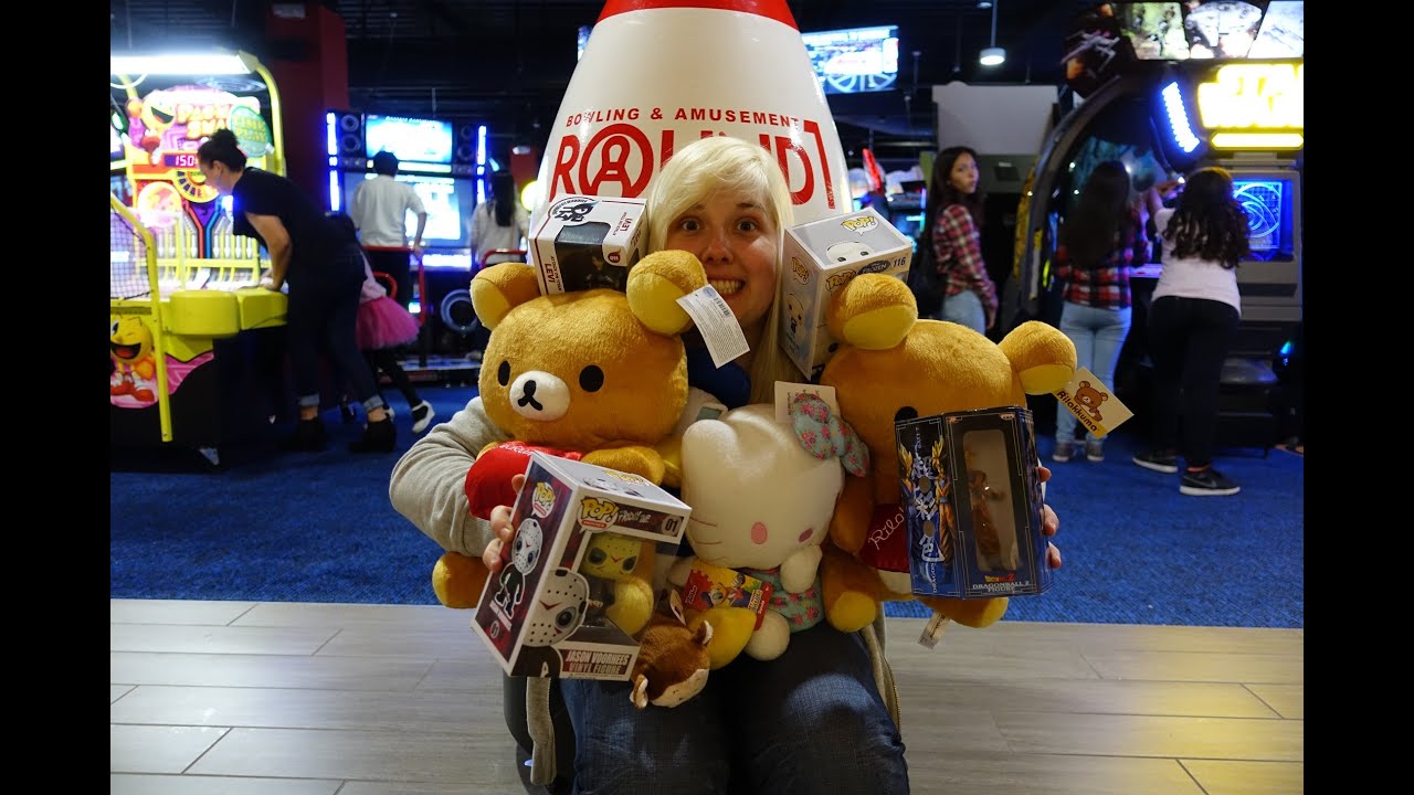 More claw machine/UFO catcher prize wins at Round 1 Santa Ana! - Arcade ...