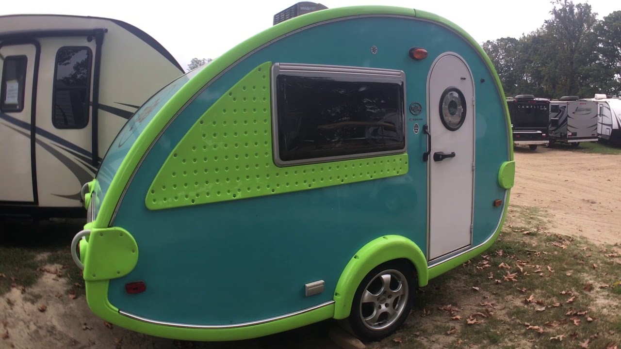 2007 T@B Little Guy Teardrop Travel Trailer on ebay - YouTube