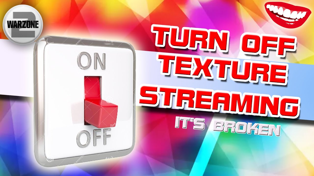 Turn off Texture Streaming in Warzone 2! - YouTube
