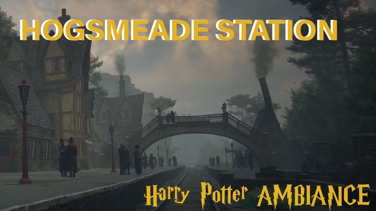 Hogsmeade Train Station Ambiance Environment Hogwarts Legacy Harry ...