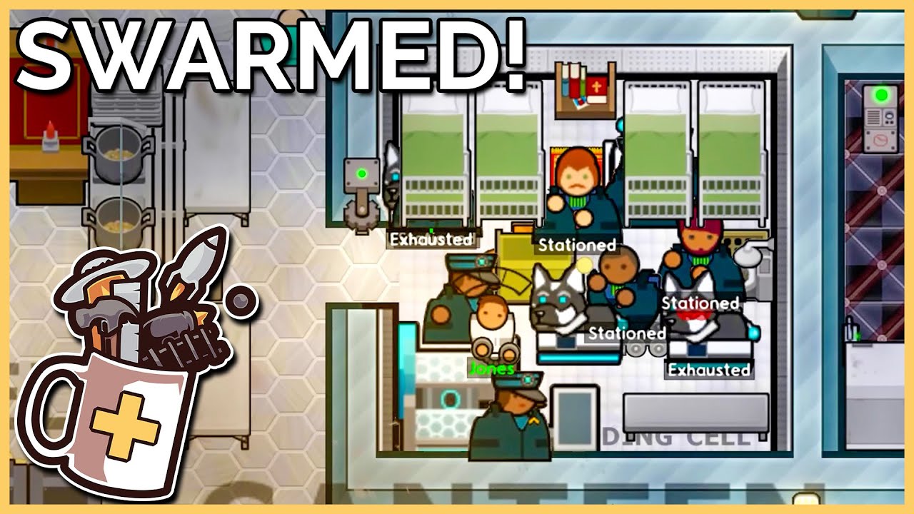 Surrounded by the CRIMINALLY INSANE! | Prison Architect - Escapes - YouTube