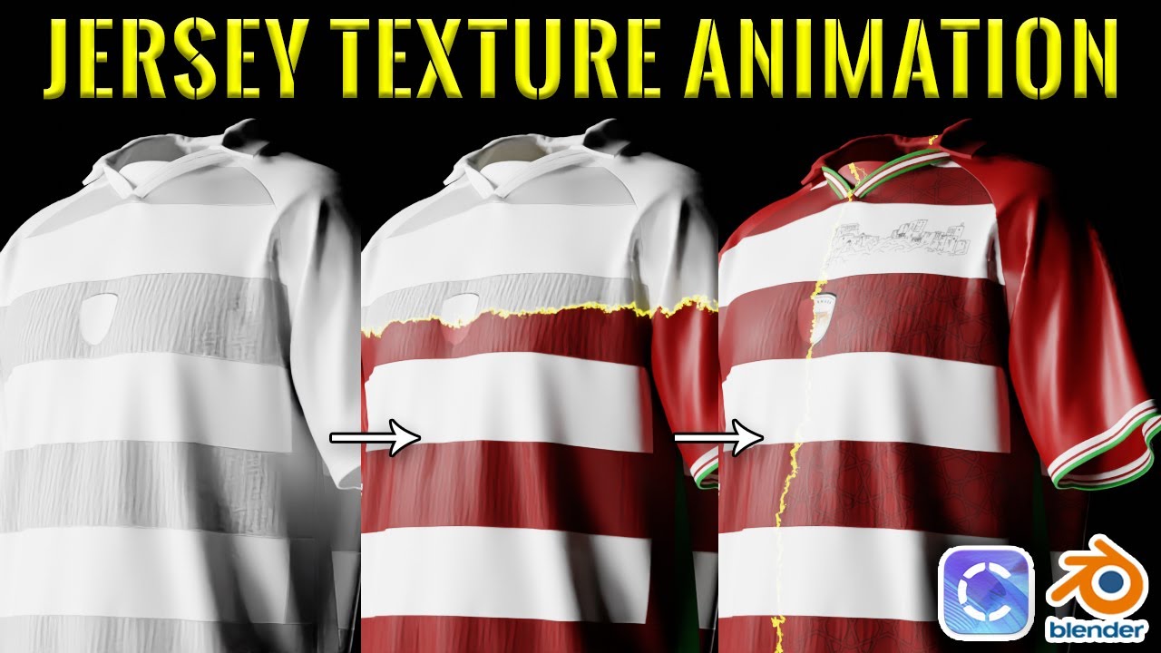 Jersey Texture Animation Made Easy with Blender & CLO3D - YouTube