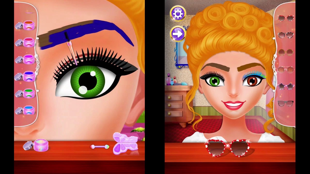 Beauty Eye Makeup - Makeover Game, Makeup Game By Gameimax - YouTube