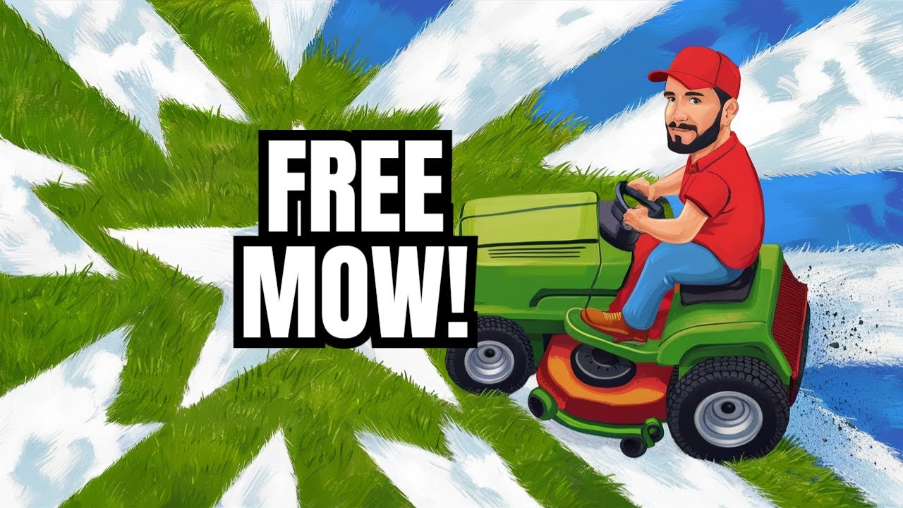 Mowing The Lawn Has Never Been This Fun - YouTube