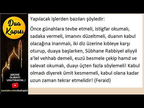 Dualarimiz niye qebul olmur?