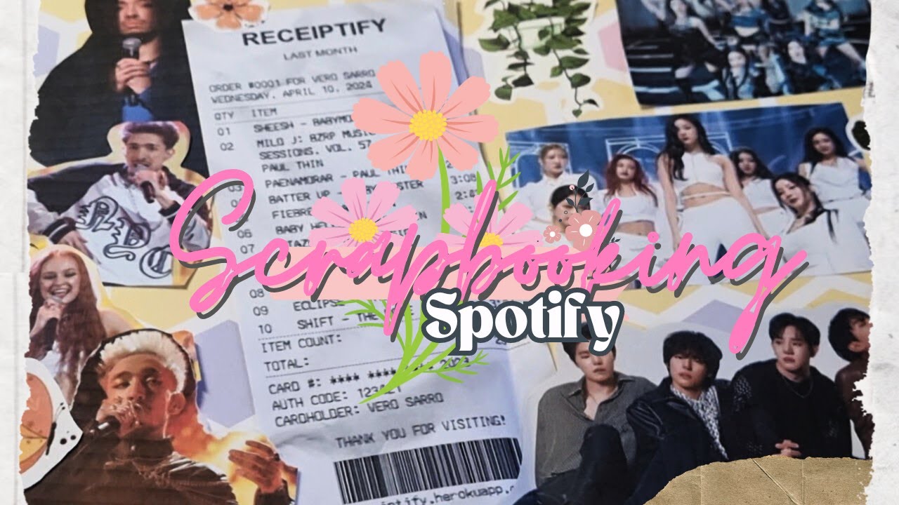Spotify Scrapbooking 2º parte🌸Entre Spoilers🌸 - YouTube