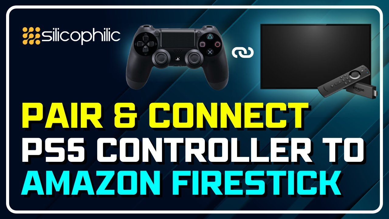 How to Pair & Connect Your PS5 Controller to Amazon Firestick | Step-by ...