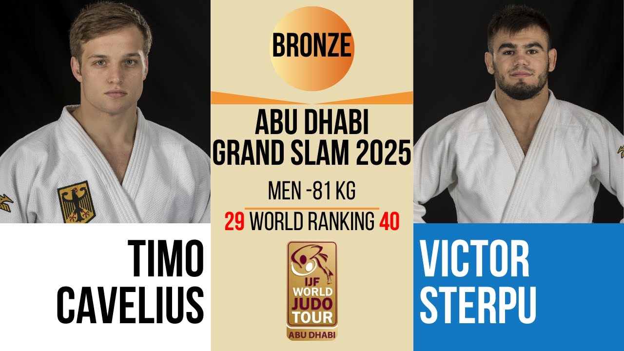 Timo CAVELIUS VS Victor STERPU | Abu Dhabi Grand Slam 2025 | BRONZE -81 ...