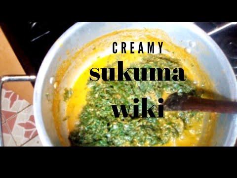 COOK WITH ME SUKUMA WIKI KENYAN DISH - YouTube