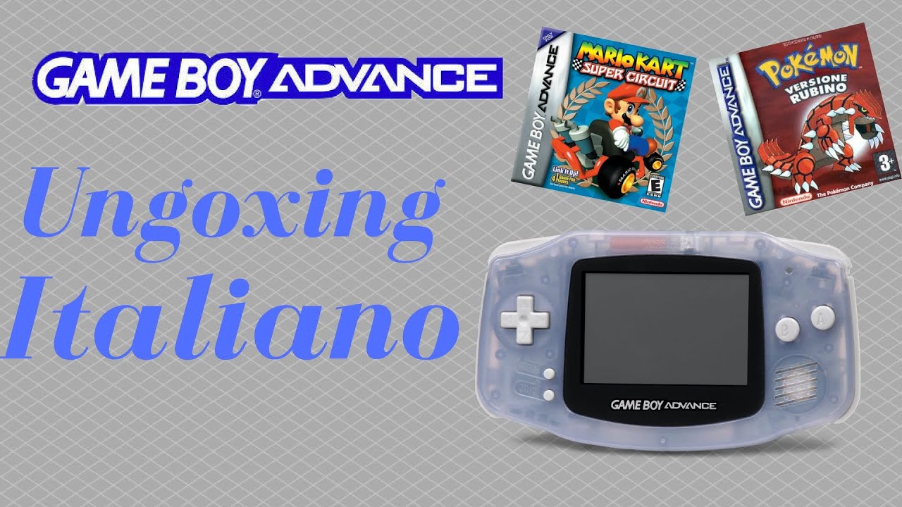 Unboxing - Game Boy Advance (GBA) ITA - YouTube