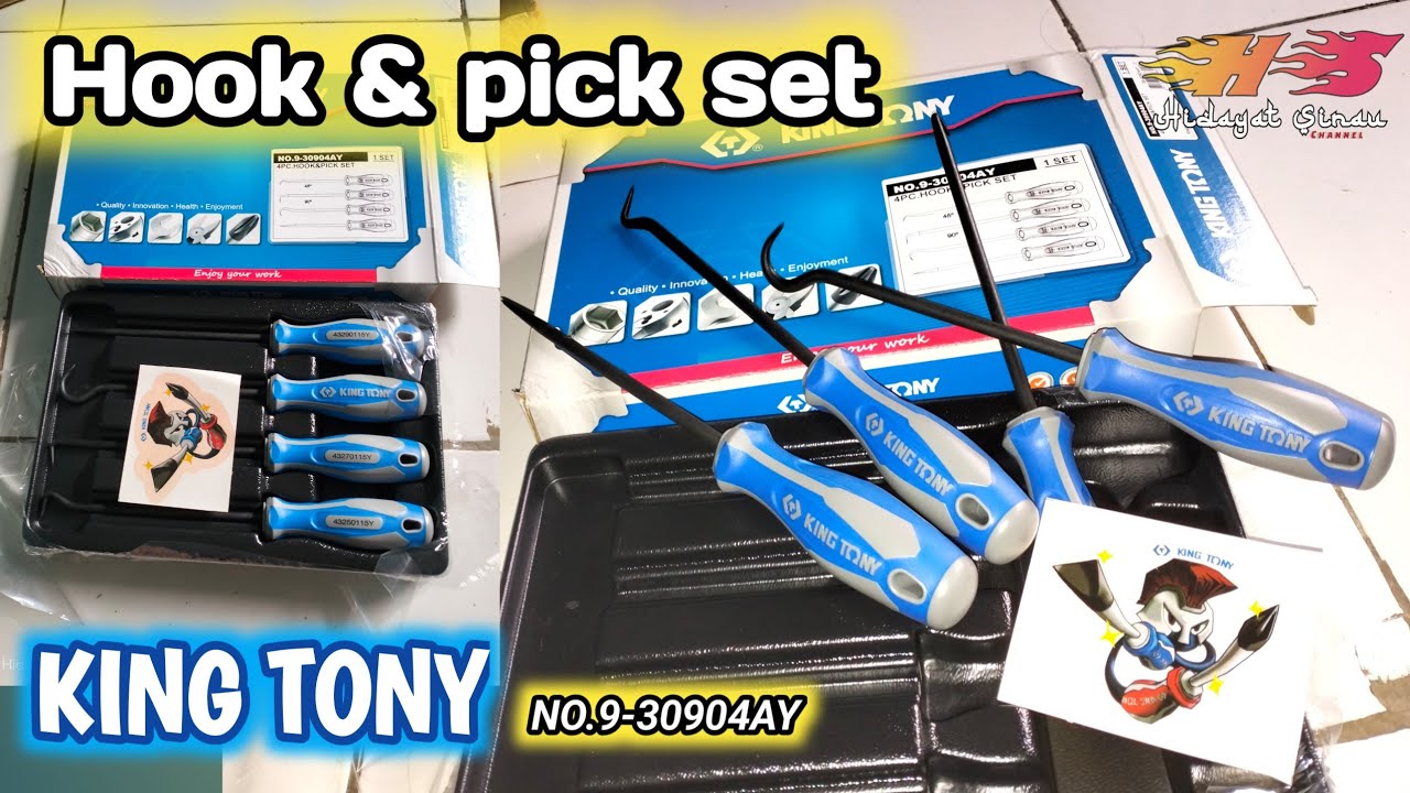 Handtools | Made In Taiwan Boss | Hook & Pick set KING TONY | Alat ...