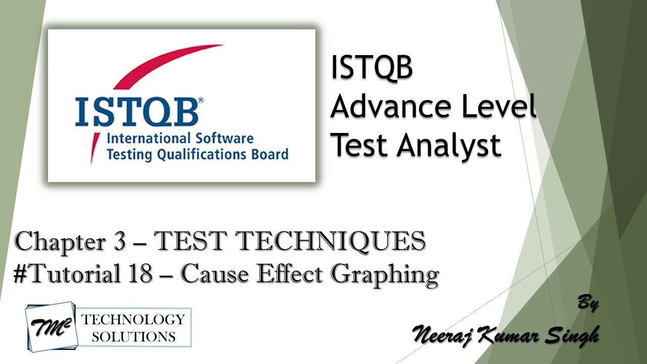 ISTQB Advance Test Analyst | 3.2.4 Cause Effect Graphing | ISTQB ...