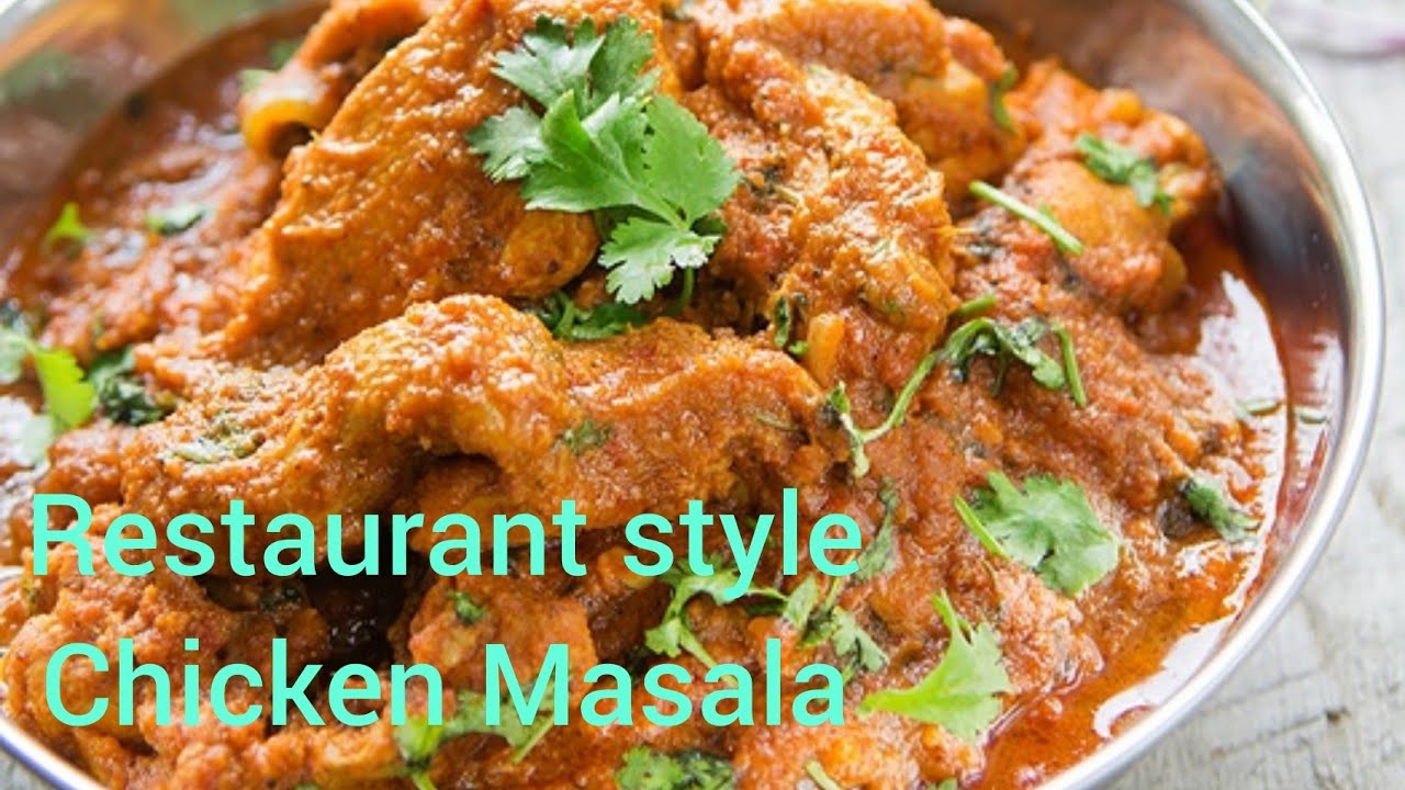 Restaurant Style Chicken Masala | Chicken Curyy with thick gravy | Easy ...