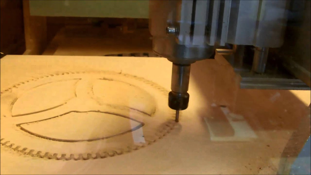 CNC - 3040 - Clock Gear Train - YouTube
