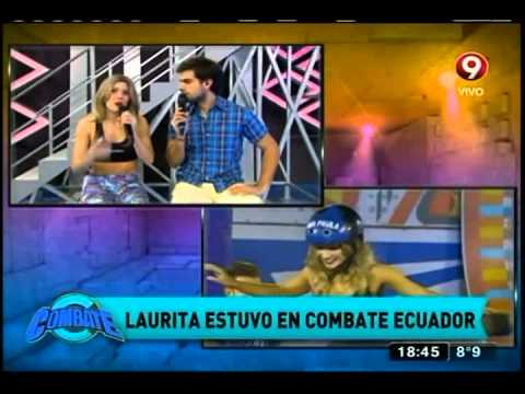 Laurita estuvo en Combate Ecuador (09-09-2015)