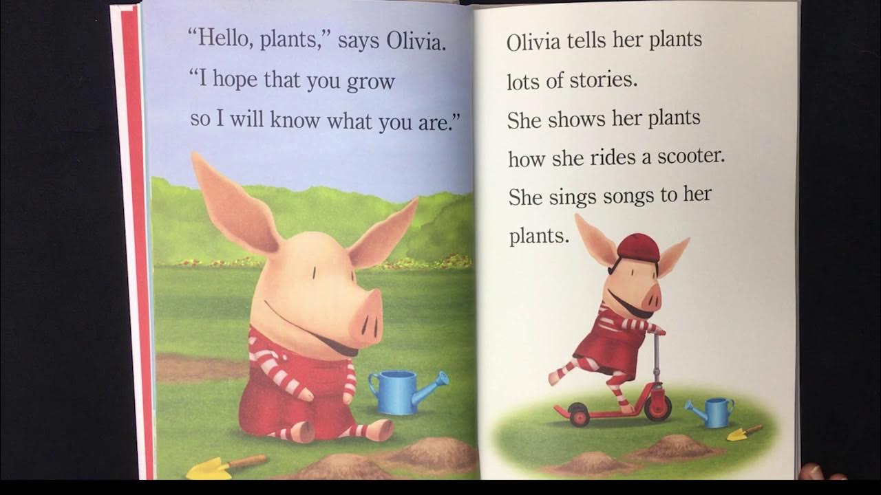 Olivia Plants A Garden children's book read aloud by Books with Blue ...