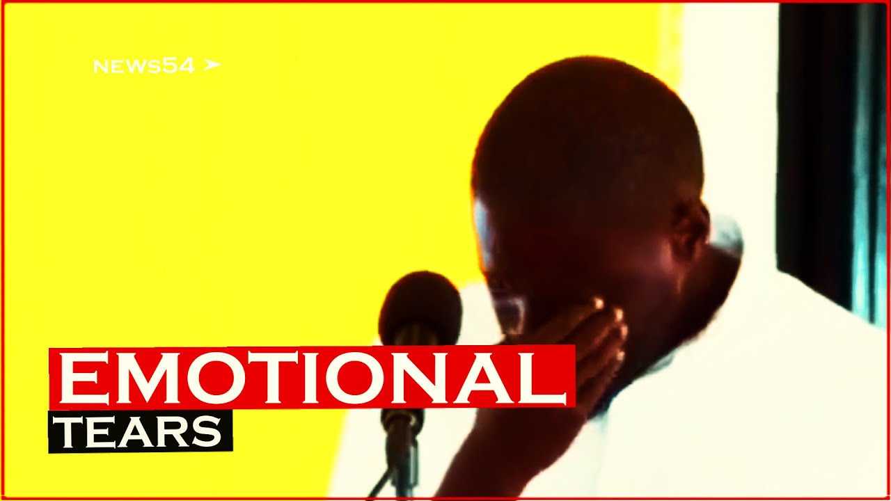 Emotional Moment Nairobi Governor Sakaja Breaks into tear in Ruto's ...