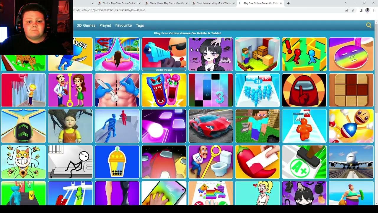 Me playing weird games on google. (Jump scare at the end!) - YouTube