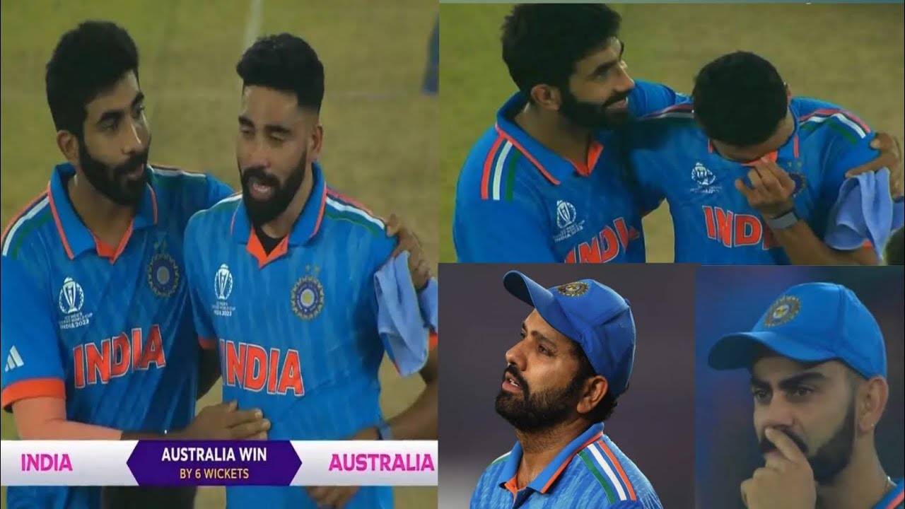 Wahtc Bumrah And Muhammad Siraj Crying After Lose Final Against ...