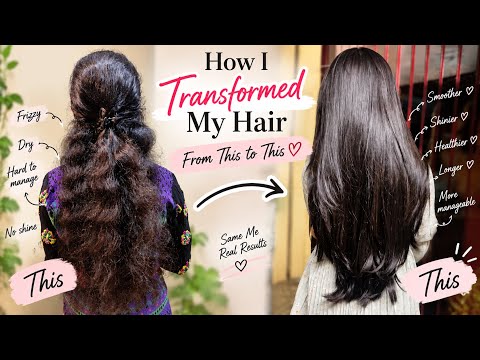 How I Transformed My Hair From damaged to healthy ❤️✨ | My Hair Care Journey. #tamil #haircare 
