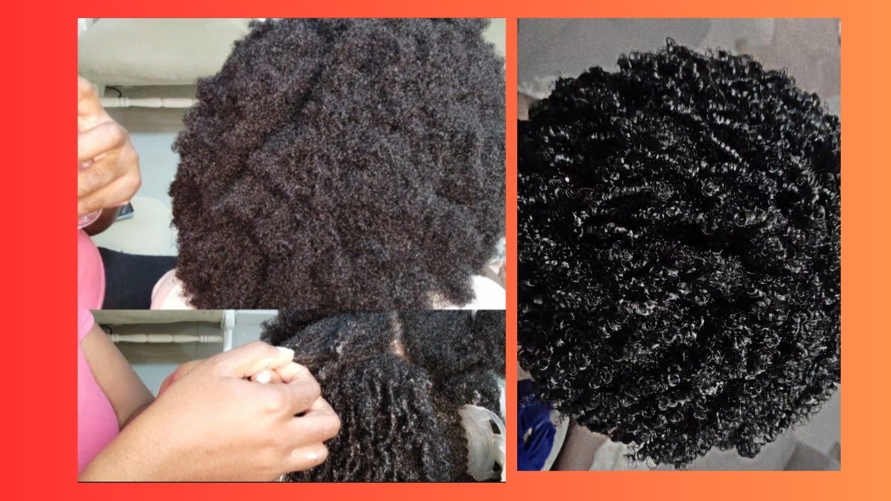 COMO DEFINIR RIZOS EN CABELLO AFRO 4C - YouTube