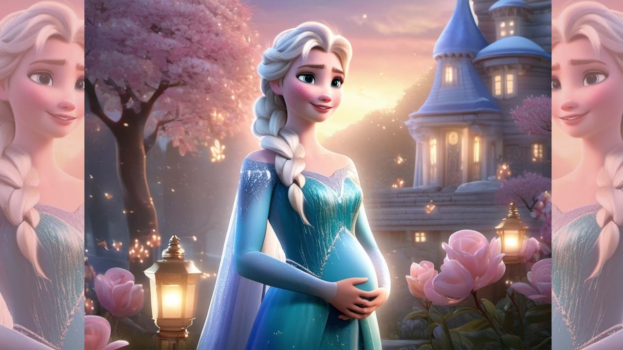 #disneyprincess Anna pregnant & giving birth. Becoming a mom. Disney ...