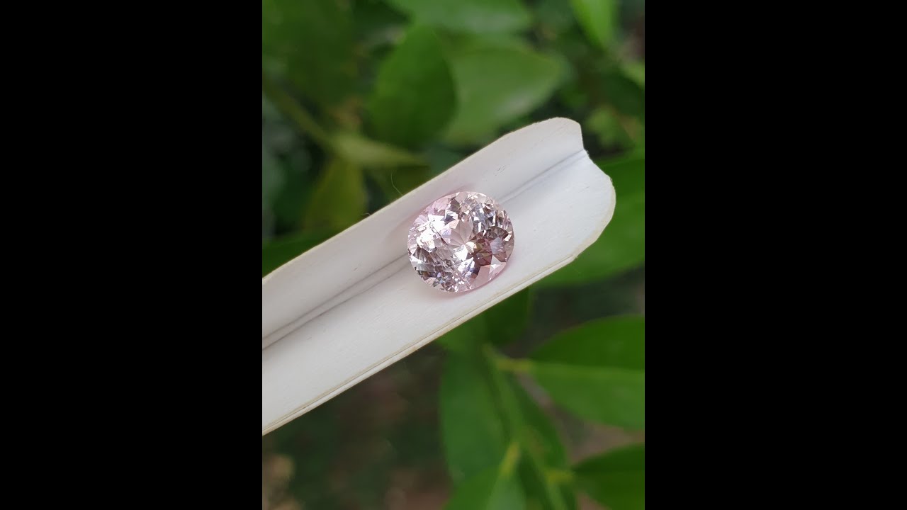 Light pink topaz stone | Round shape | from katlang | natural | for ...