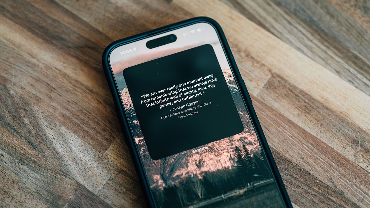 Notion Book Quotes Database Widget for iPhone - YouTube