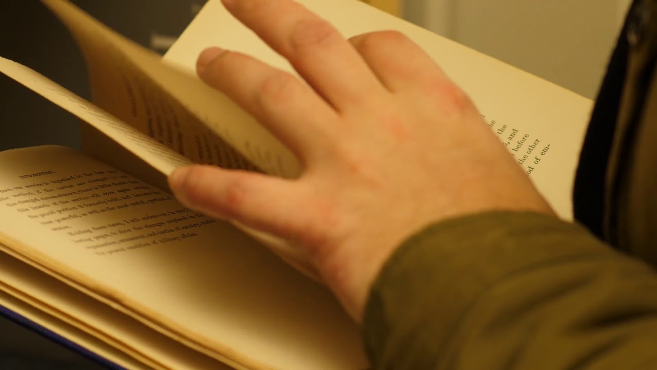 Some satisfying page flipping - YouTube