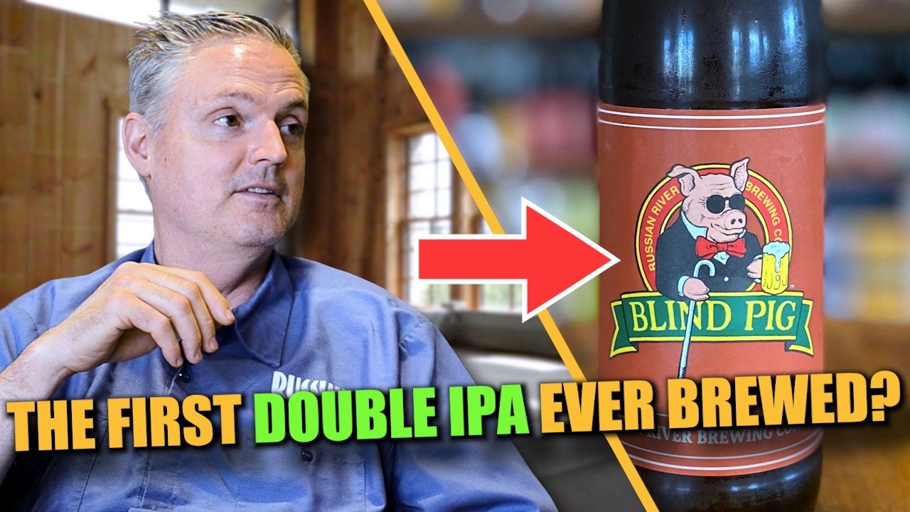 Brewing the FIRST EVER DOUBLE IPA with Vinnie from Russian River - YouTube