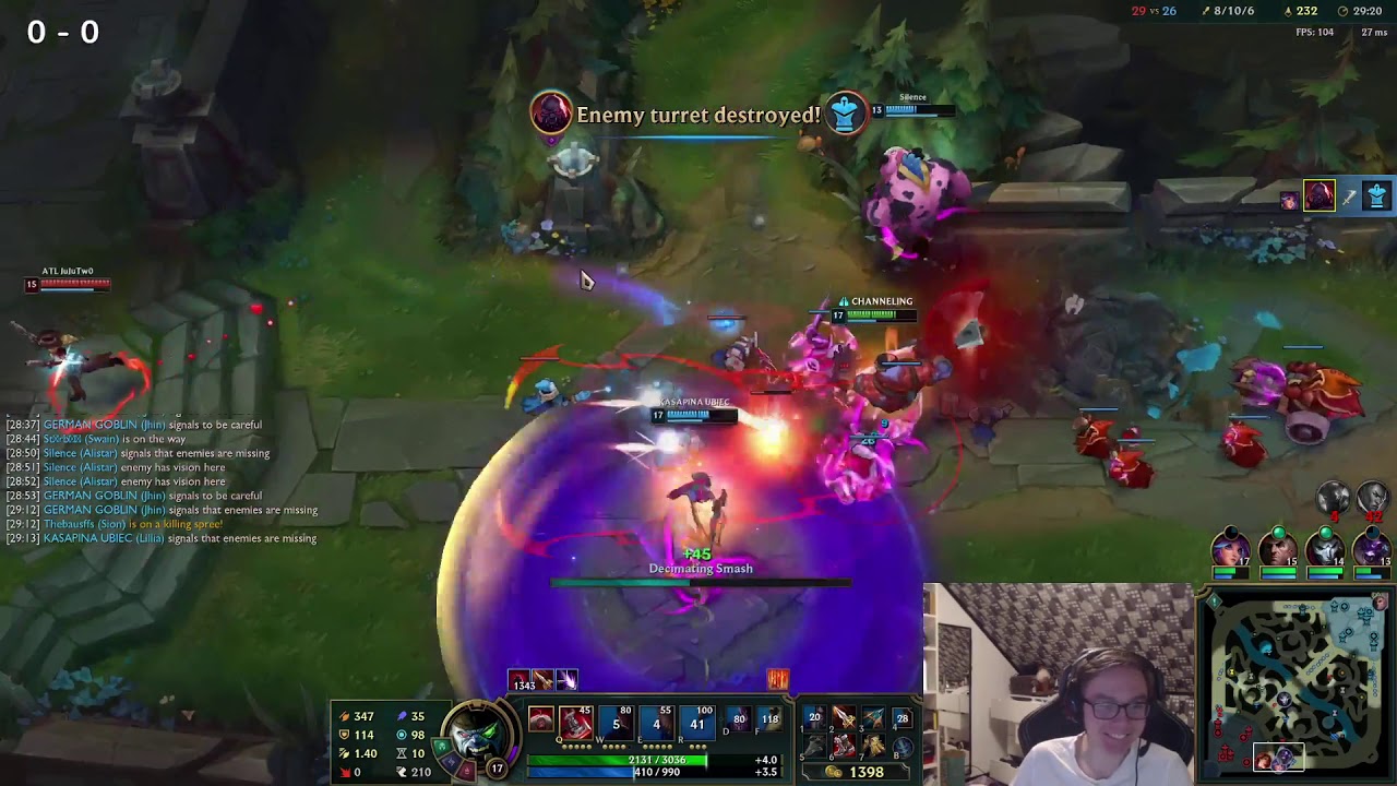 One Shot Sion Ult - YouTube