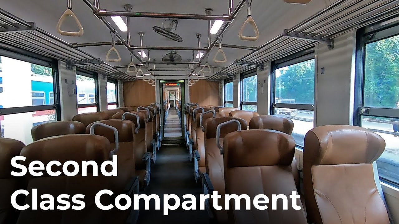 Second Class Compartment inside a Chinese Train in Sri Lanka - YouTube
