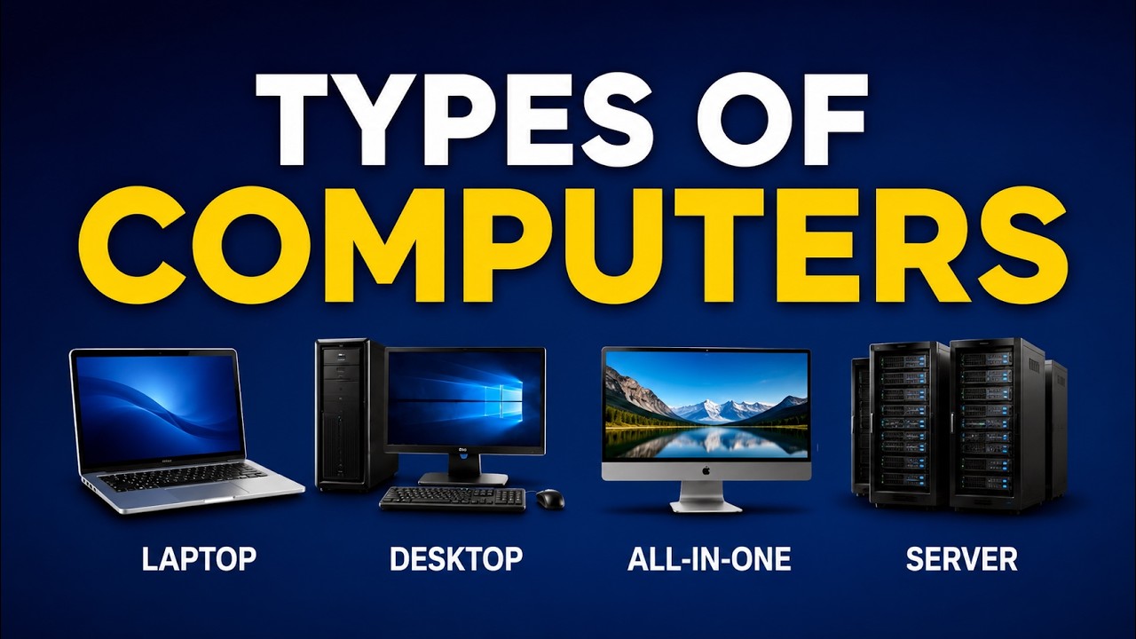 Types of Computers Explained | Supercomputer, Mainframe, Mini & Micro ...