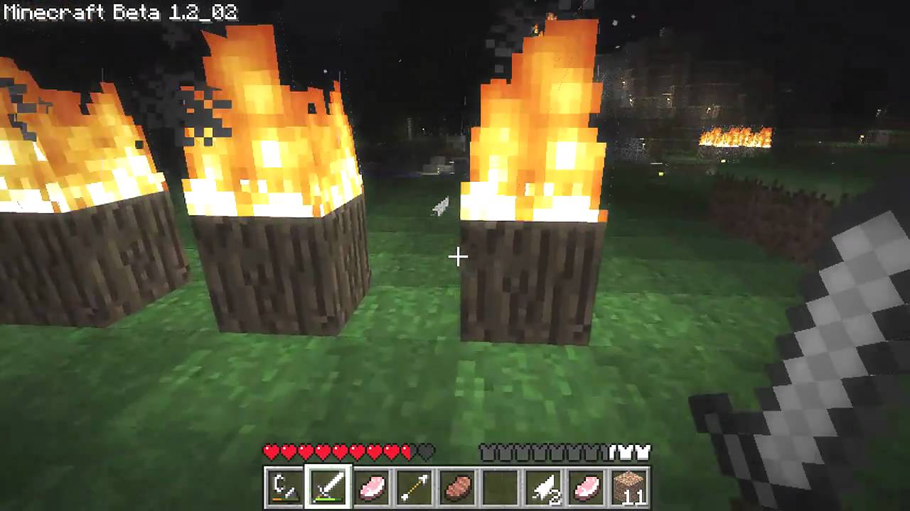 Minecraft: Night time mob farming - YouTube